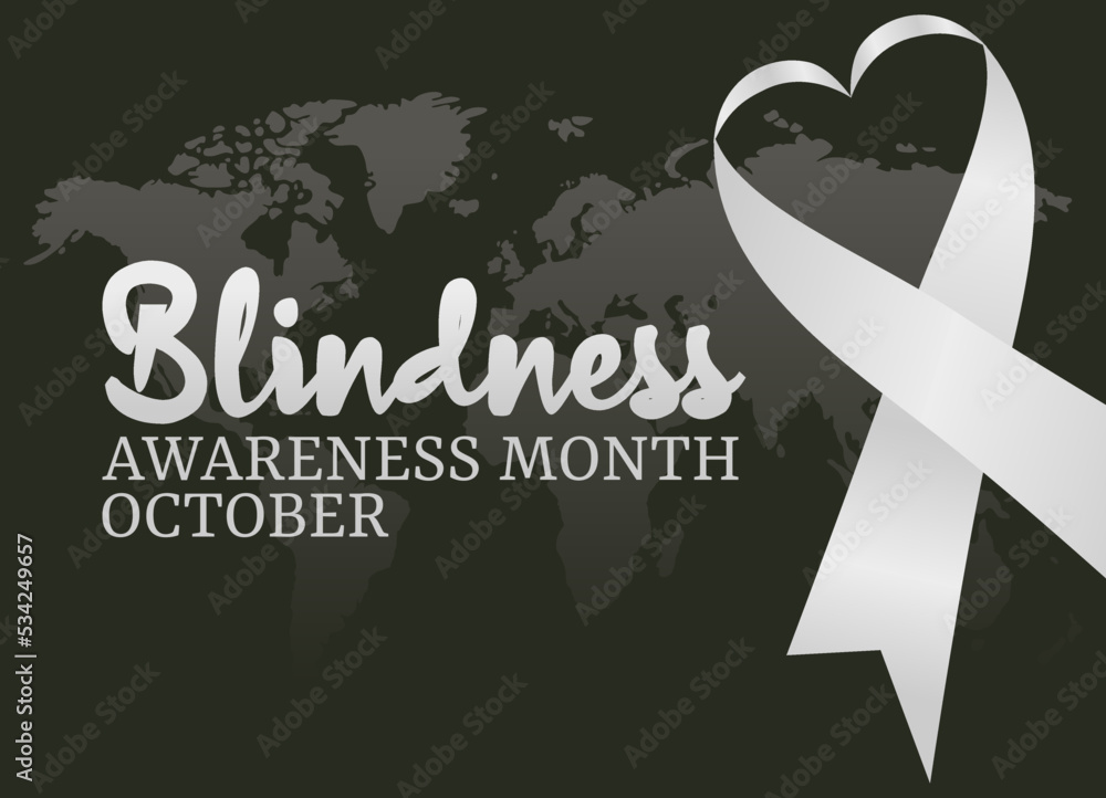 vector graphic of blindness awareness month good for blindness ...
