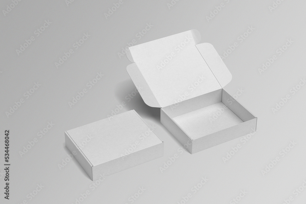 Mailing Box Mockup Stock Photo | Adobe Stock