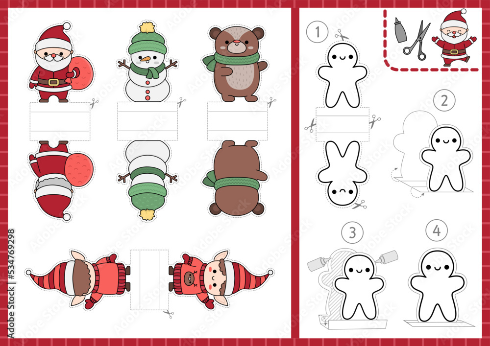 Santa Paper Doll