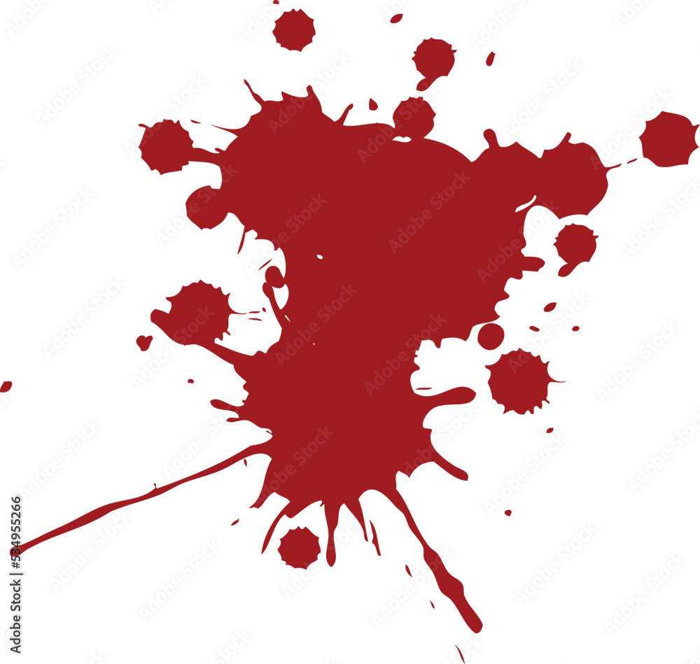 Splashing blood effect vector background Stock Vector | Adobe Stock