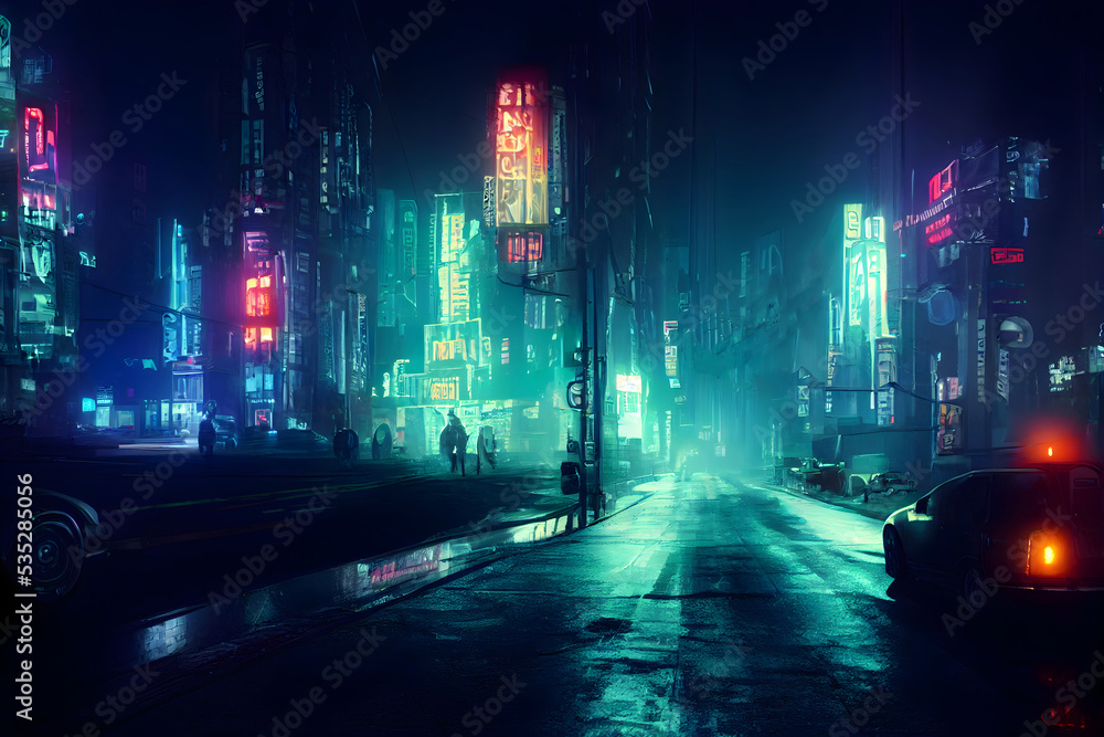 Future Night City Wallpaper