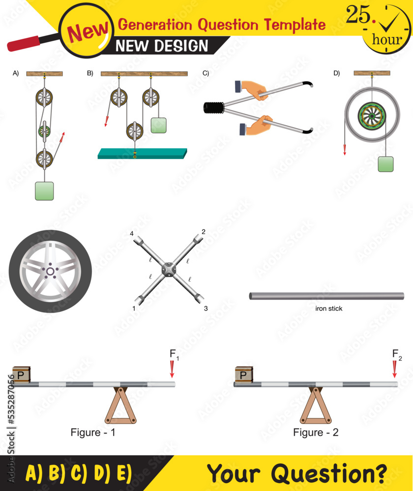 Physics, simple machines, next generation question template, dumb ...