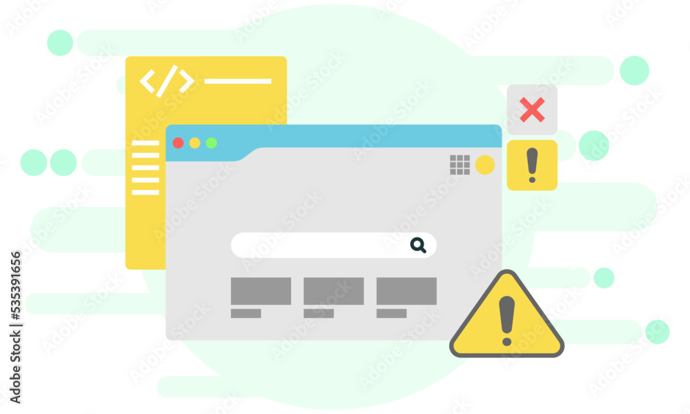 interference with the internet network. browser display not connected ...
