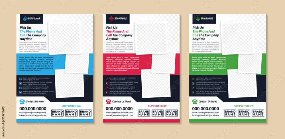 collection corporate Business Flyer poster pamphlet brochure cover ...
