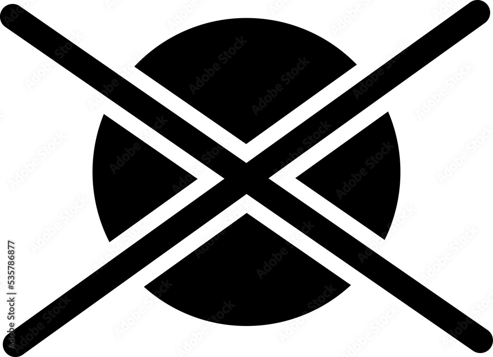Do not cleaning. Laundry icons. Garment care instructions on labels ...