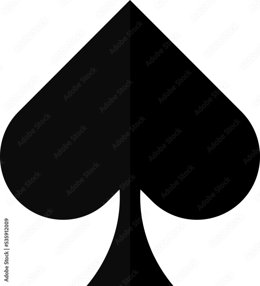 playing card symbols vector design illustration isolated on transparent ...
