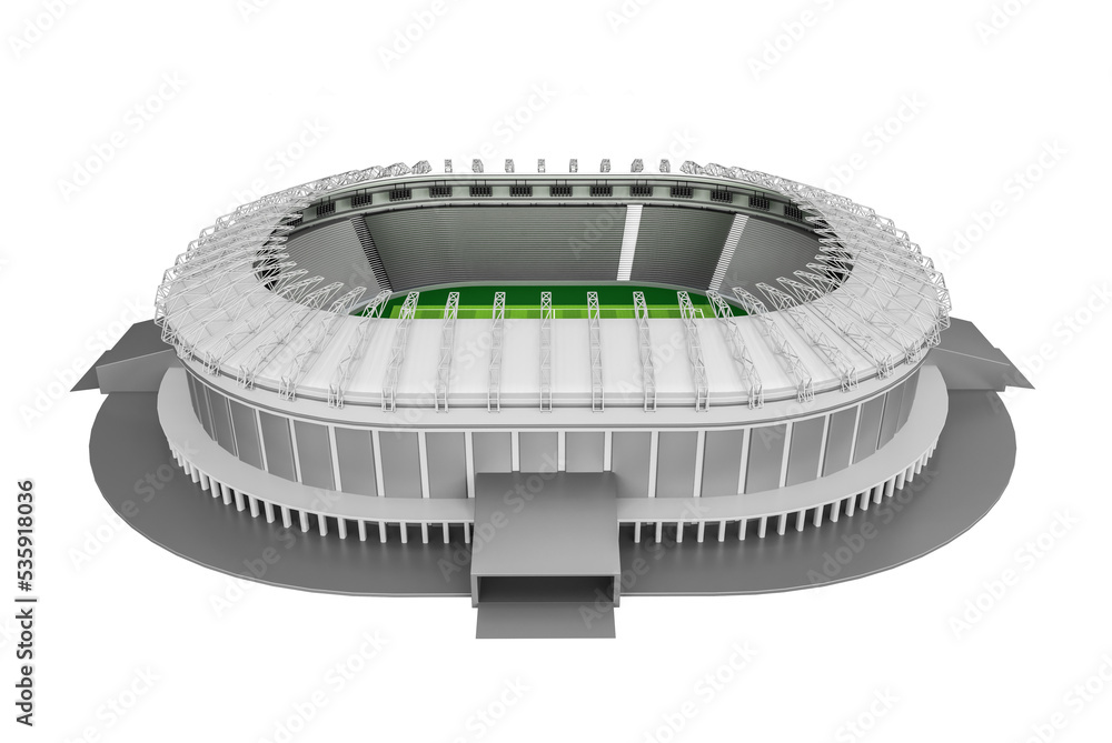 Football Stadium in 3d render realistic Stock Illustration | Adobe Stock