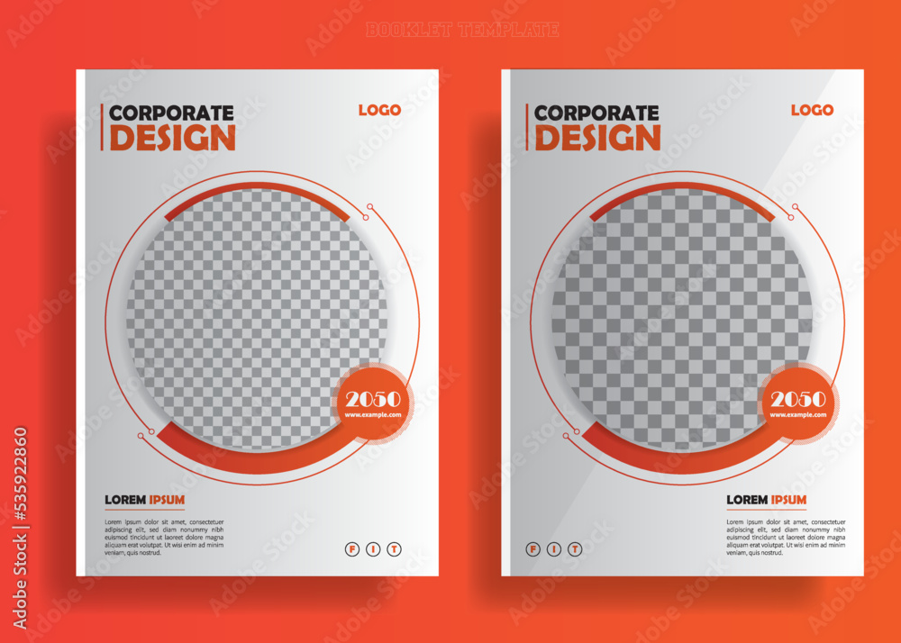 Corporate Booklet Design, Business Marketing book cover template design ...