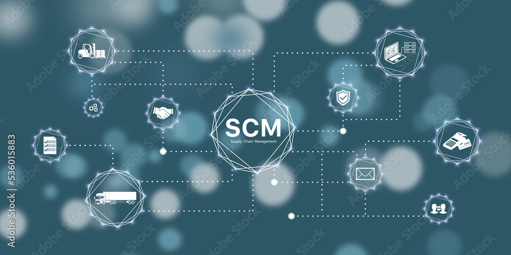 Banner SCM- Supply Chain Management - A modern logistics company with ...