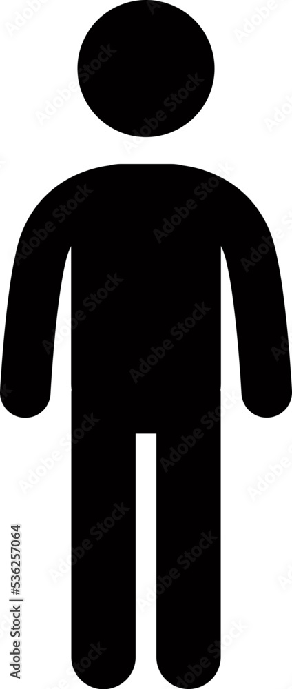 people man icon Stock Vector | Adobe Stock
