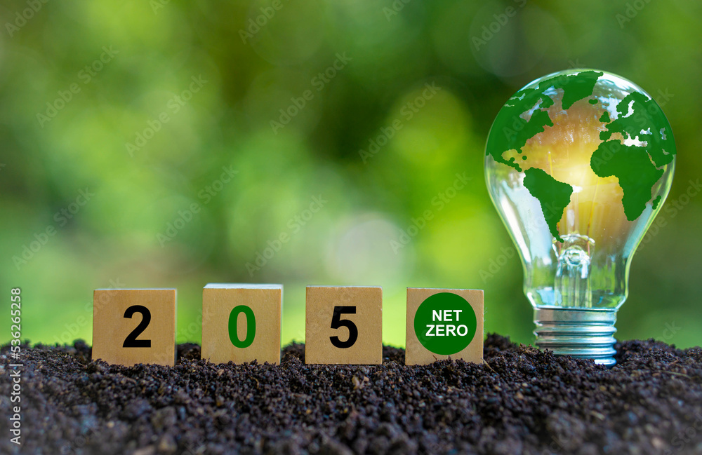 Net zero by 2050. Carbon neutral. Net zero greenhouse gas emissions ...