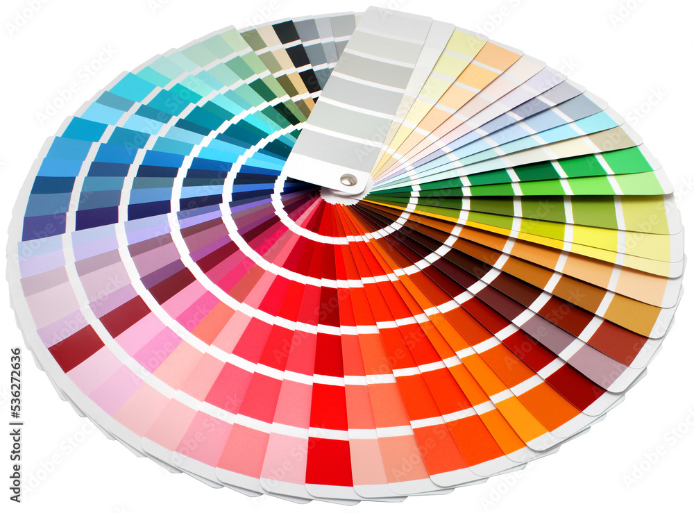 Designer multi color swatch palette colour guide chart spectrum ...