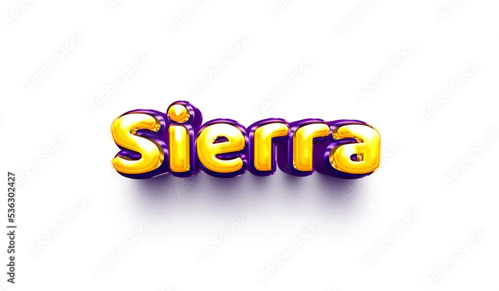 names of girls English helium balloon shiny celebration sticke r 3d ...