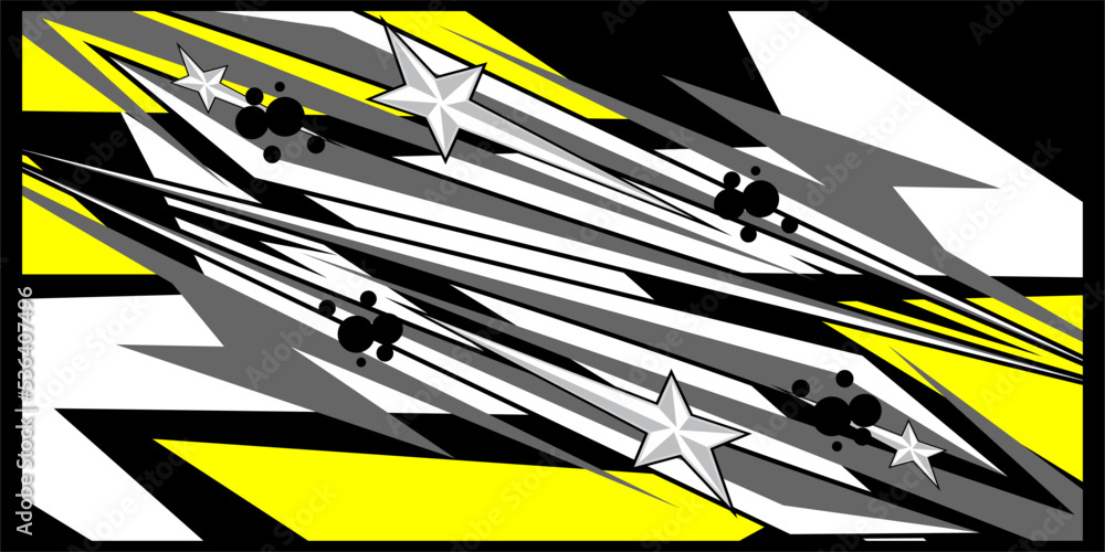 vector racing background design with a unique pattern of stripes and a ...