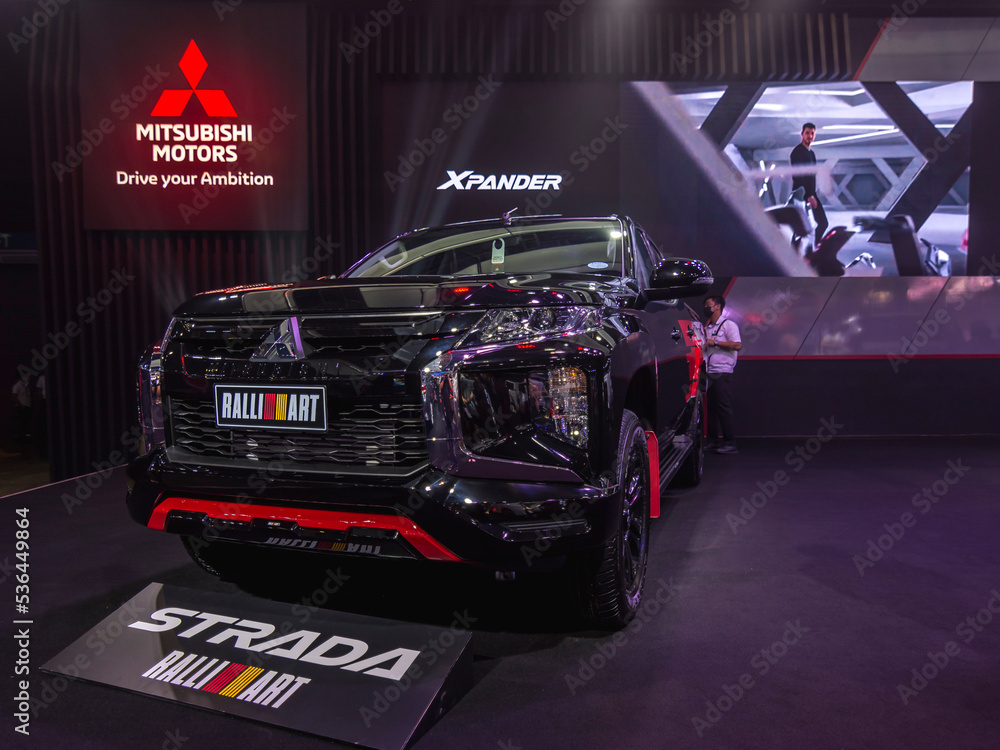 Metro Manila, Philippines - Sept 2022: A 2023 Mitsubishi Ralliart ...