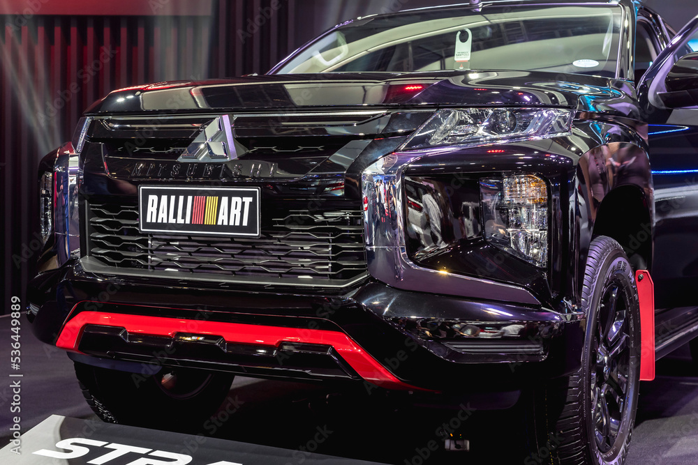 Metro Manila, Philippines - Sept 2022: A 2023 Mitsubishi Ralliart ...