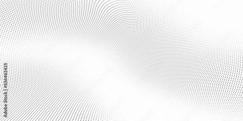 Light gradient halftone dots grunge wide background Stock Vector ...