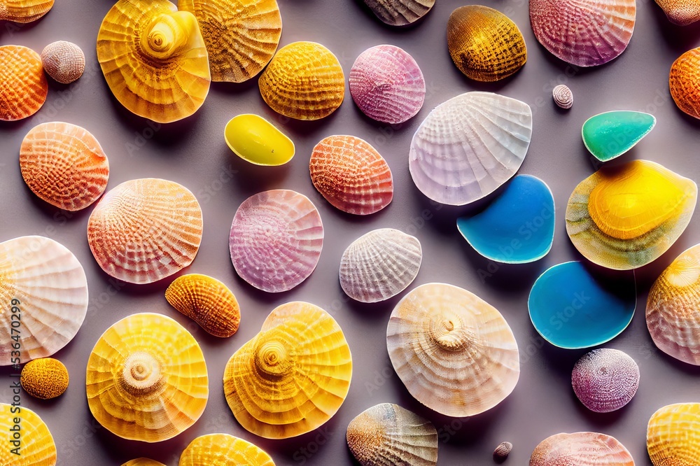 Sea Shells and Sand Seamless Texture Pattern Tiled Repeatable ...