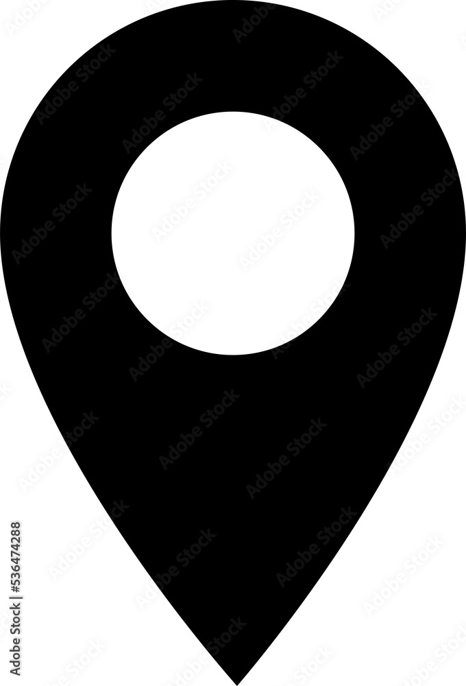 Transparent Map Pin Icon