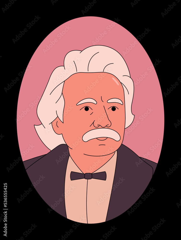 Vector de Stock Vector outline illustration of Edvard Grieg. Norwegian ...