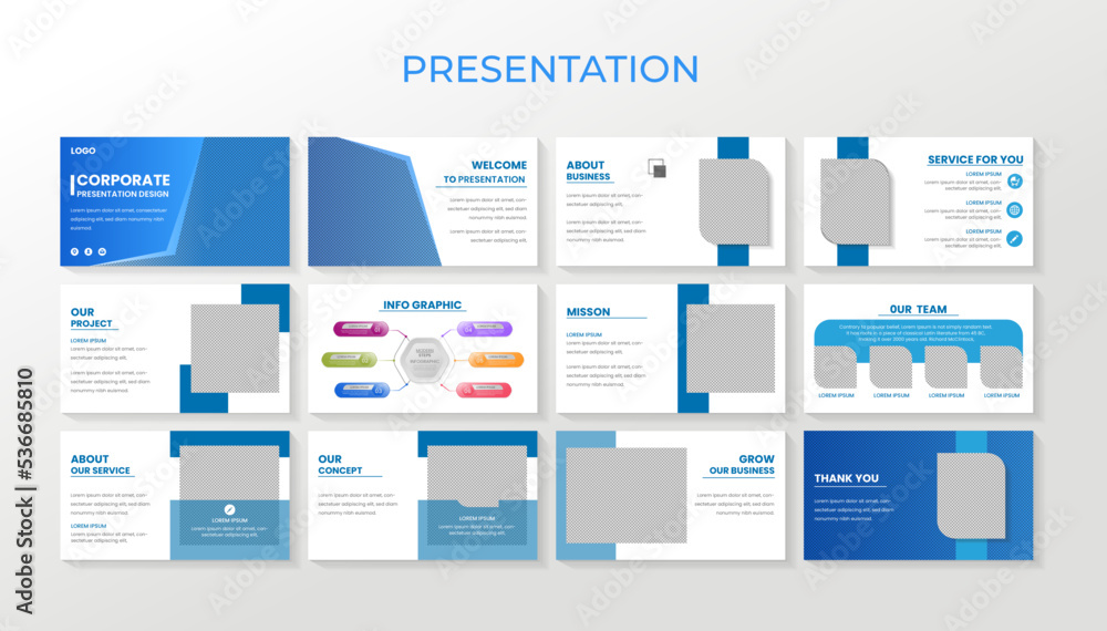 report project, presentation report Corporate Business power point ...