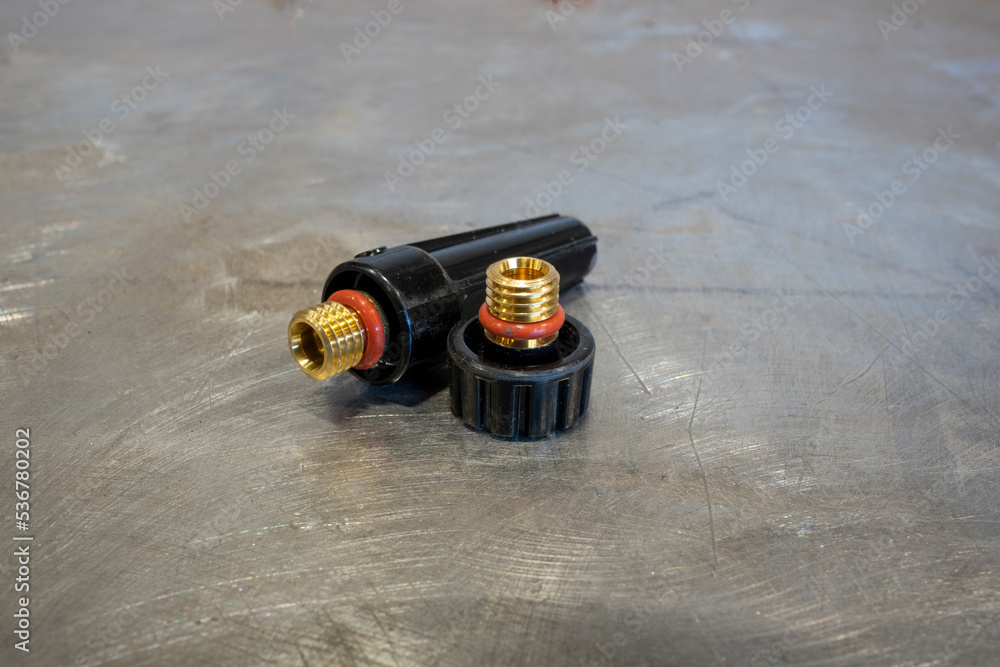 Spare parts for TIG argon burner, ceramic, tungsten, diffuser. Stock ...