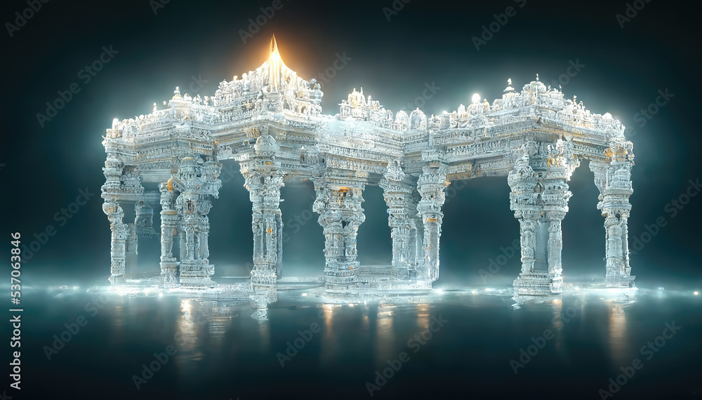 AI generated mage of Swarg, the heaven as per Hinduism. The ruler of ...