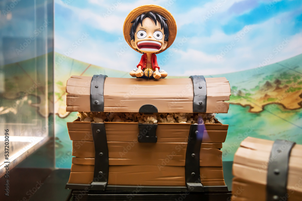 Bangkok, Thailand - Sep 15, 2022: small Size Model of Monkey D. Luffy ...
