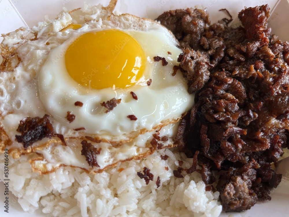 Beef Tapa Silog (Filipino Breakfast) Stock Photo | Adobe Stock