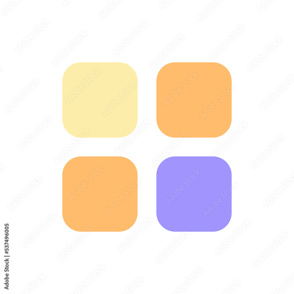 Mobile app menu pixel perfect flat gradient color ui icon. Interactive element of phone screen ...
