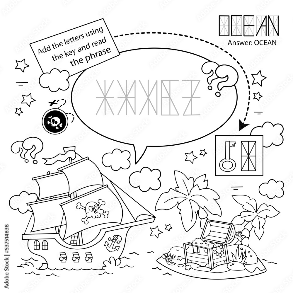 Puzzle Game for children. Coloring Page Outline Of Coloring Page ...