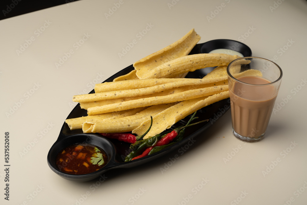 fafda Gathiya (fafda jalebi) is a very popular Gujarati snack, common ...