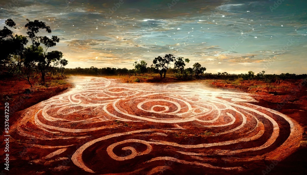 Songlines are the Australian Aboriginal walking routes that crossed the ...