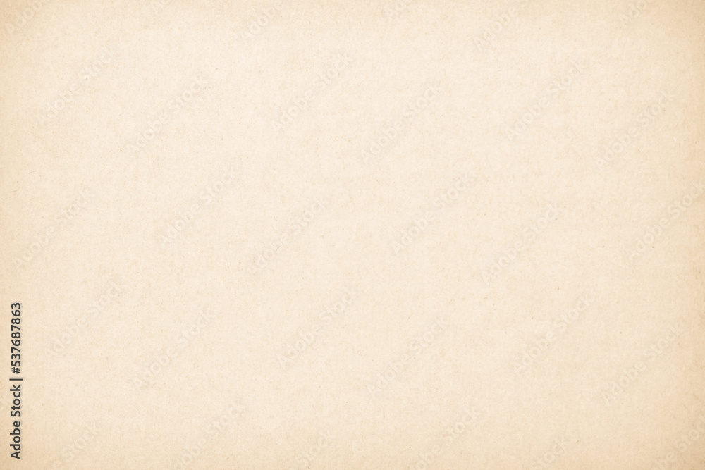 Cream recycled kraft paper texture as background. Old paper texture ...