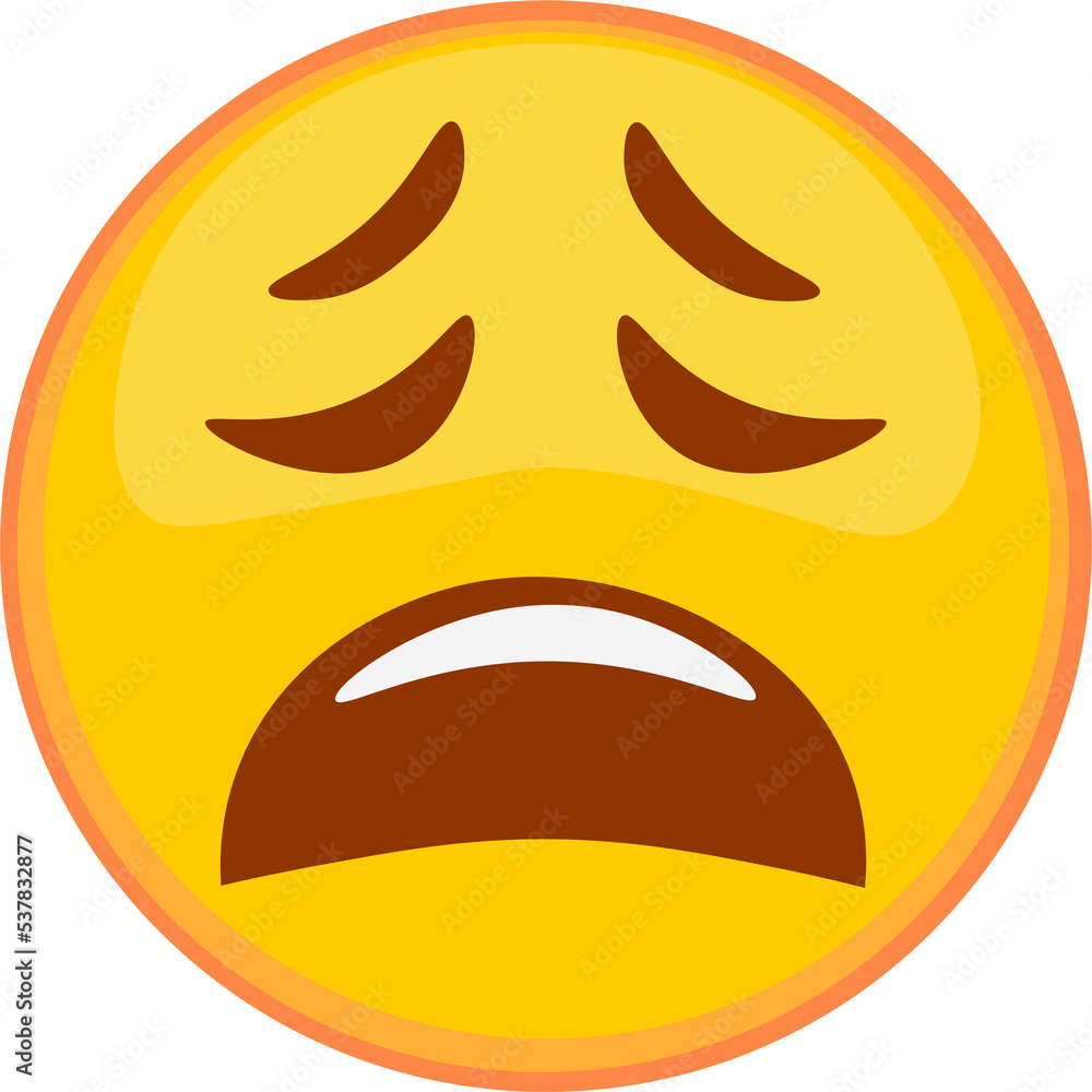 Sad emoticon emoji icon PNG transparent background Stock Illustration ...