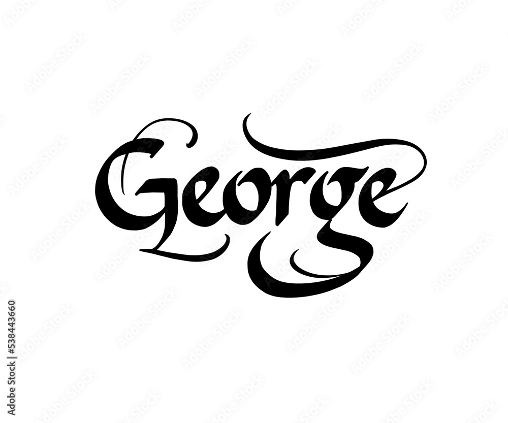 George Name Logo