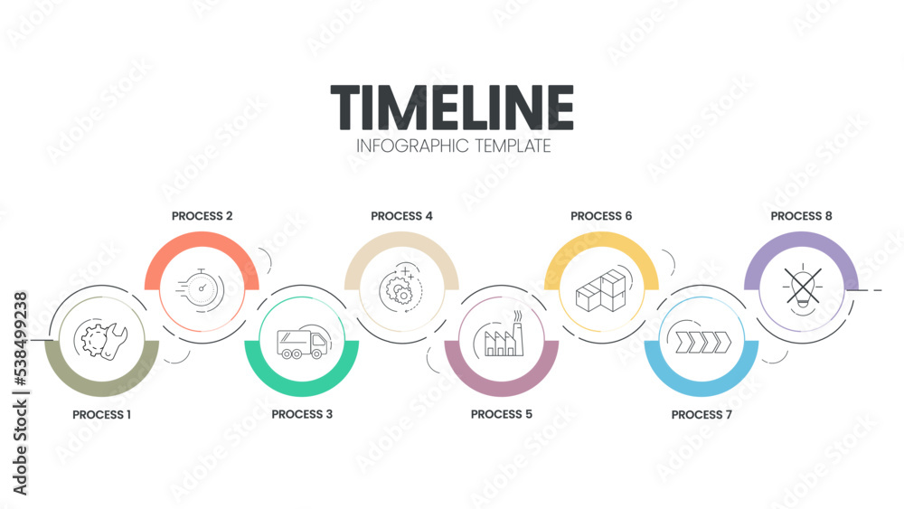 Business project timelines diagrams layout template for slide ...