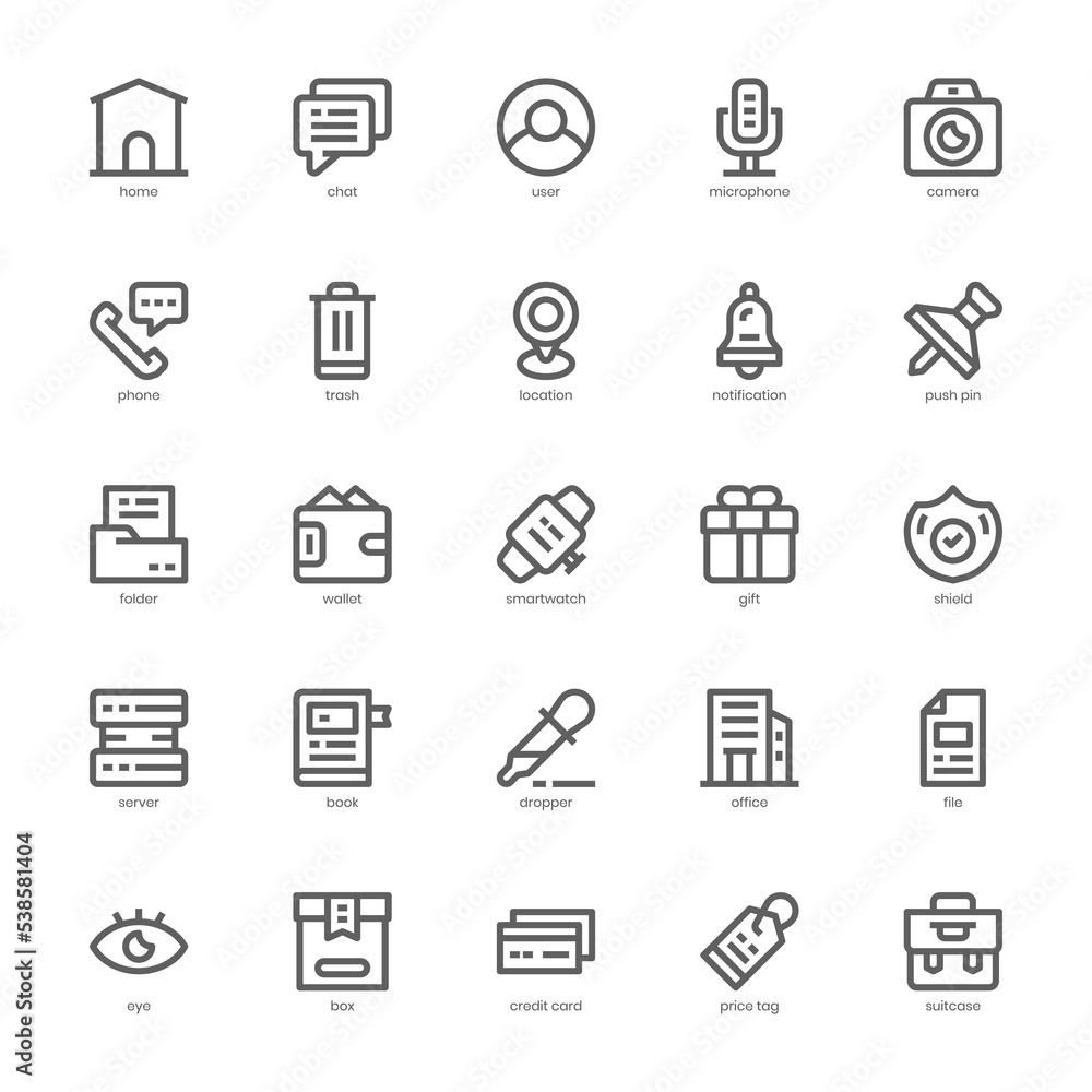 Essential Element icon pack for your website, mobile, presentation, and ...