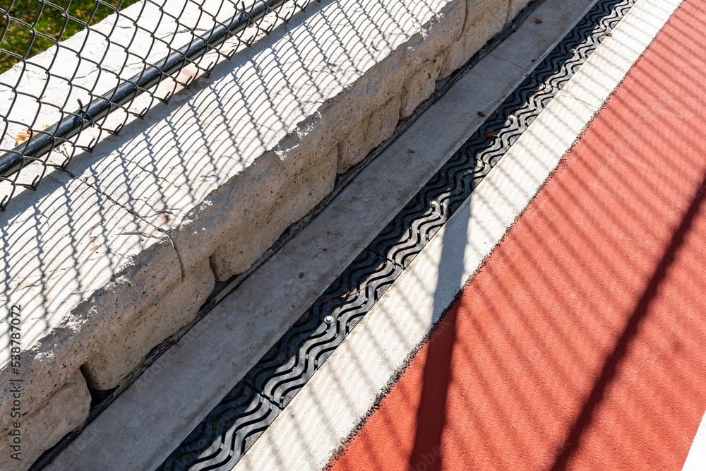 Example image of a concrete v notch weir, level spreader, located ...