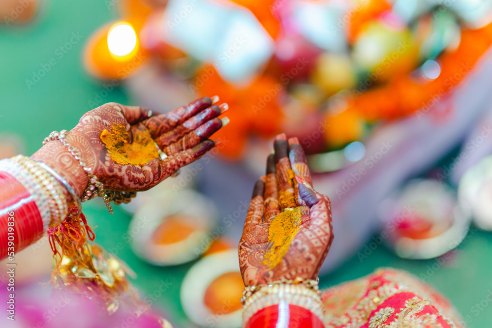 Indian Wedding Ceremony ritual Stock Photo | Adobe Stock