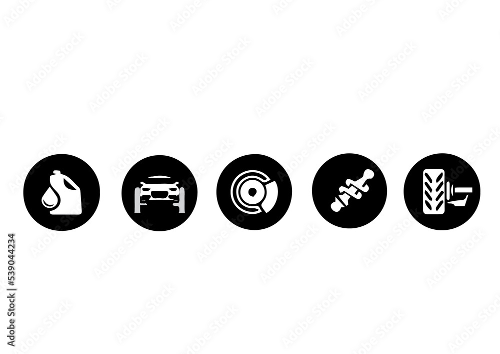 Auto parts PNG image, Clipart PNG Stock Illustration | Adobe Stock