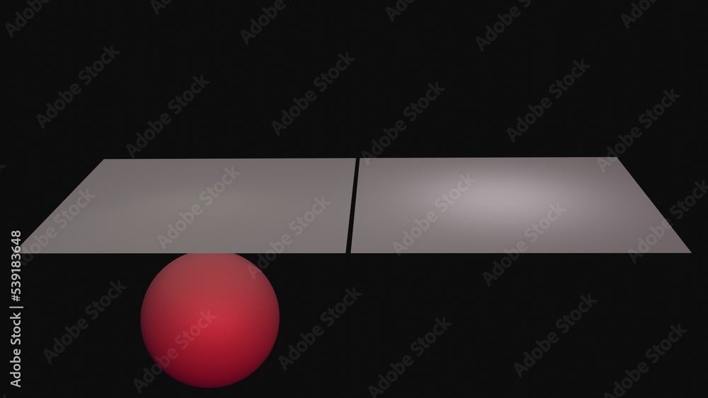 3d sphere intersecting 2d plane, revealing cross sections where both ...