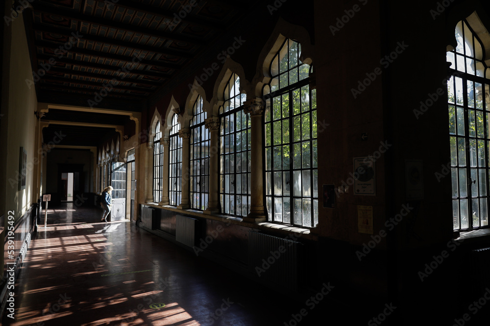 Details with the interior of Scoala Centrala National College (high ...