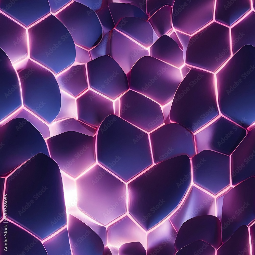 Seamless tech sci-fi pattern texture illustration repeating background geometric pattern ...