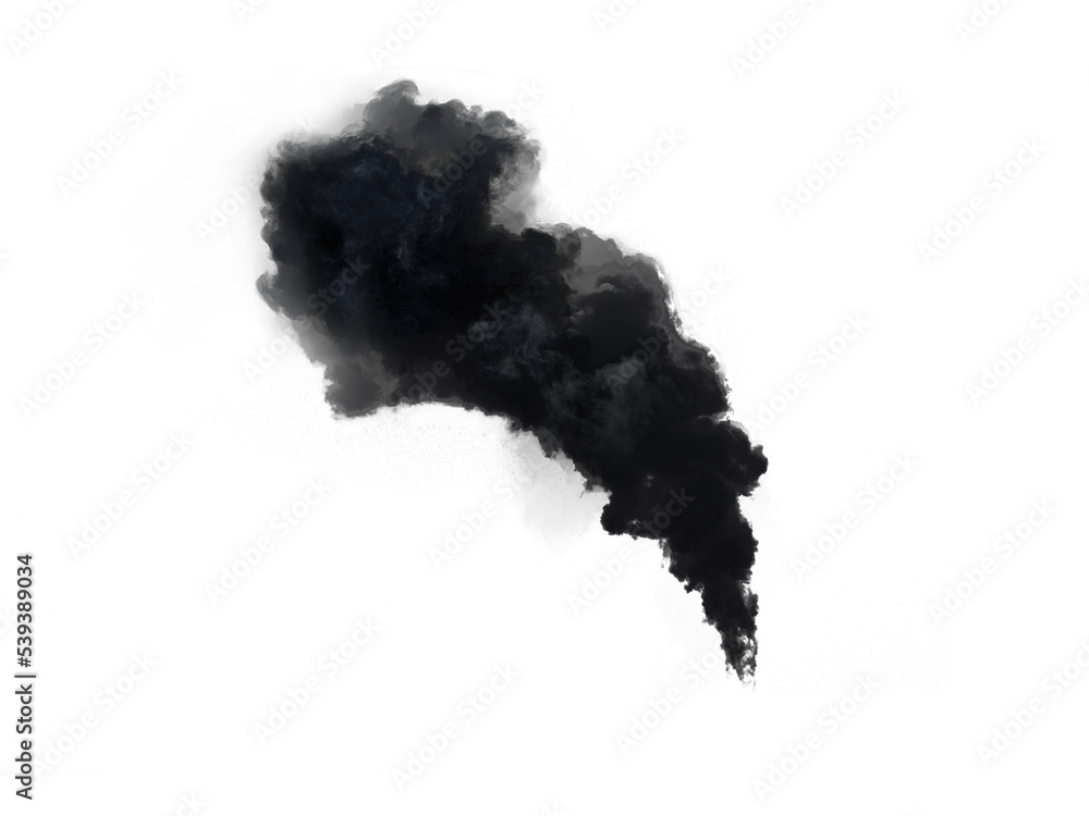 Dark Smoke bomb overlay, Photoshop smoke Bombs, black color smoke ...