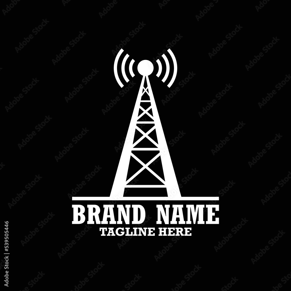 Tower Logo Design Template Inspiration, Vector Illustration. Stock ...