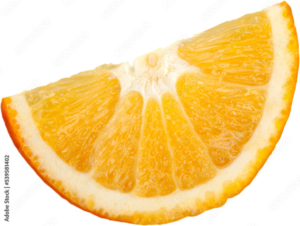 Orange wedge Stock Photo | Adobe Stock