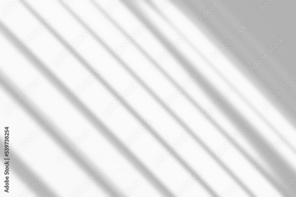 Shadow overlay effect on white background. Abstract sunlight background ...