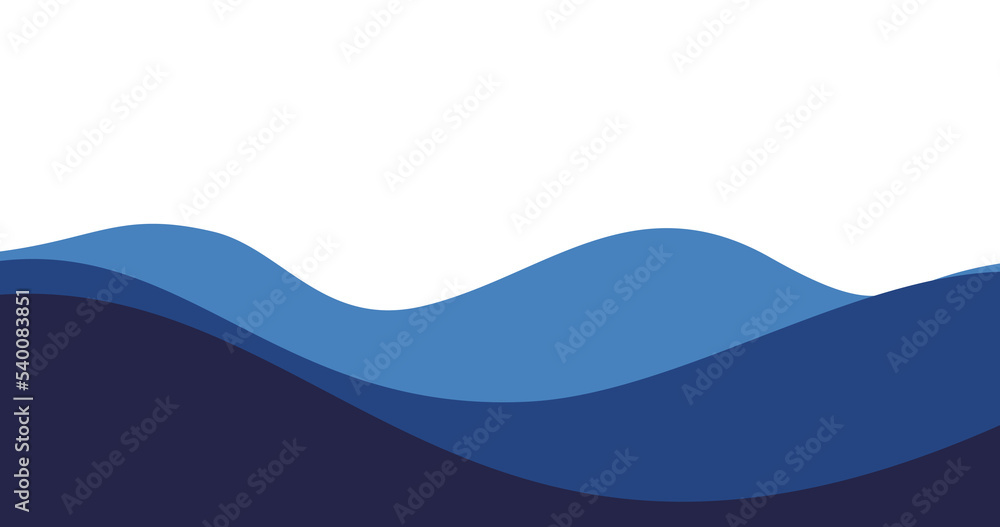 light and dark blue gradient wave background transparent png Stock ...