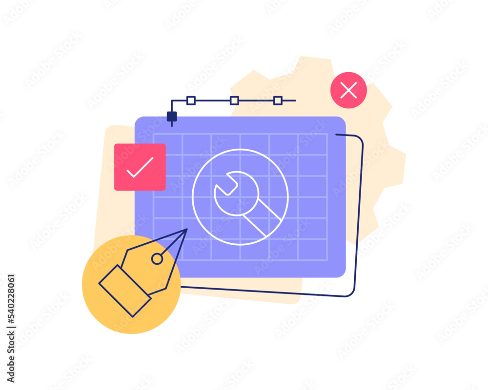 Vector DevOps icons. Editable stroke. Software development and IT ...